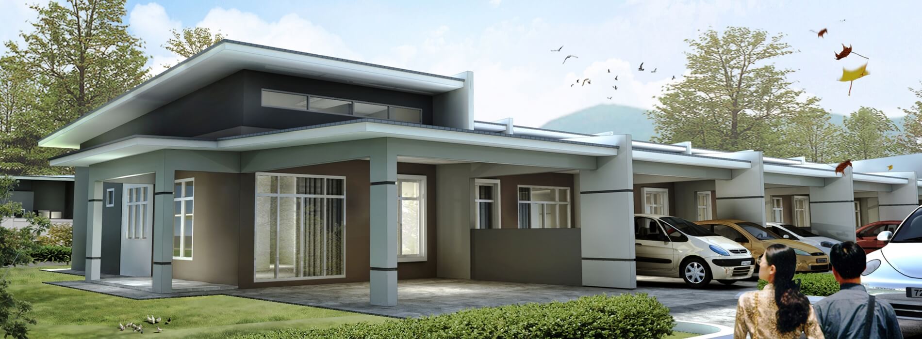 Single Storey Terrace House
